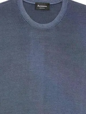AROVESCIO Fine-knit Crew-neck Sweater