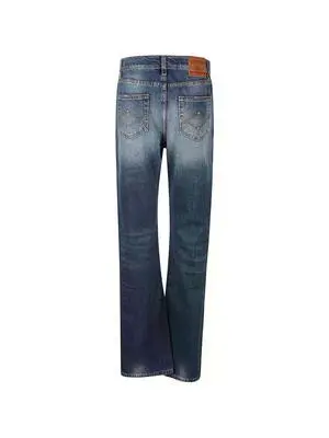 DONNA BRASIL Faded Straight-leg Jeans