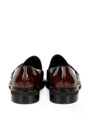 NAPOLEONI Bianca Brogue-detail Leather Loafers