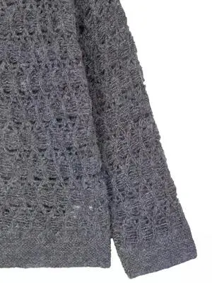STUDIO TOMBOY Fishnet-knit Sweater