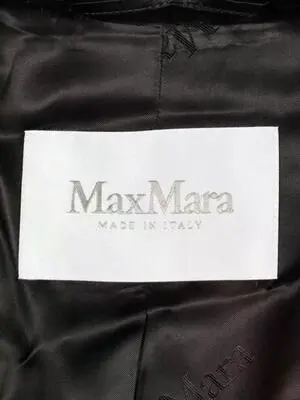 Max Mara 2010s Tedgirl Coat - Black