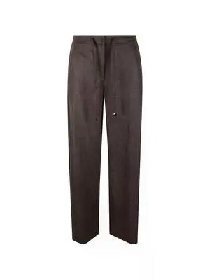 Max Mara Drawstring-waist Straight-leg Trousers