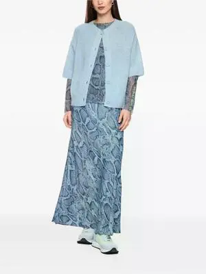 MARCCAIN Short-sleeve Button-fastening Cardigan