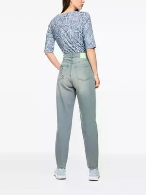 MARCCAIN Logo-patch Belt-loop Jeans - Blue