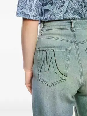 MARCCAIN Logo-patch Belt-loop Jeans