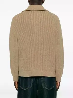 Samsøe Samsøe Sarick Ribbed-knit Quarter-zip Sweater