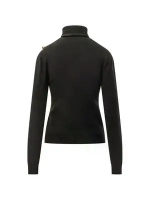Alberta Ferretti Embellished High-neck Sweater