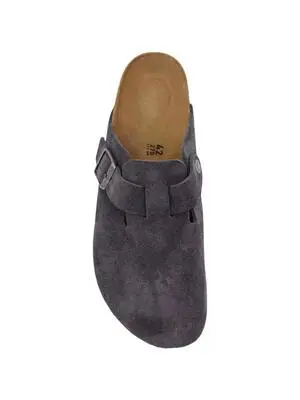 BIRKENSTOCK Boston Buckle-strap Mules - Grey