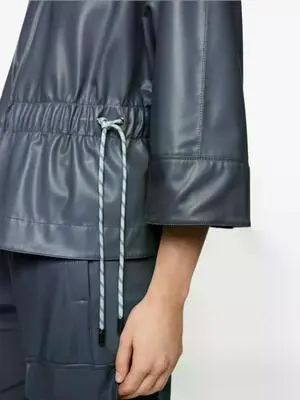 MARCCAIN Drawstring-waist Cropped-sleeve Jacket