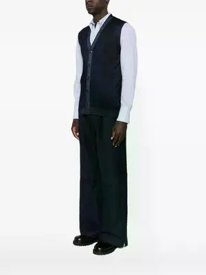DANIELE FIESOLI V-neck Button-up Vest