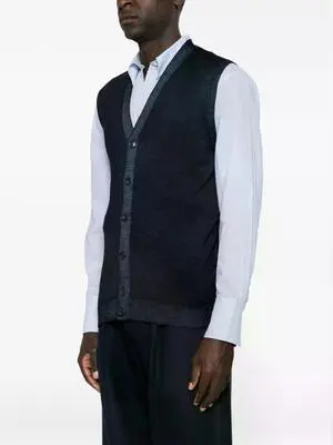 DANIELE FIESOLI V-neck Button-up Vest