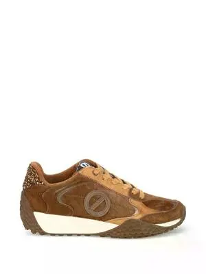 NO NAME Kate Glitter-detail Suede Sneakers - Brown