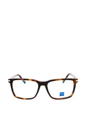 ZEISS Tortoiseshell-effect Rectangle-frame Glasses - Brown
