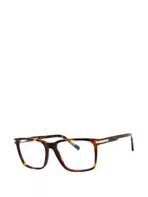 ZEISS Tortoiseshell-effect Rectangle-frame Glasses - Brown