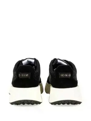 NO NAME Carter Glitter-detail Logo-patch Sneakers