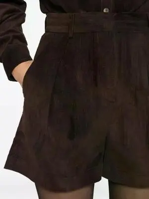 MC2 SAINT BARTH Pleated Corduroy Shorts