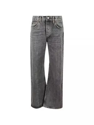 DONNA BRASIL Faded Wide-leg Jeans