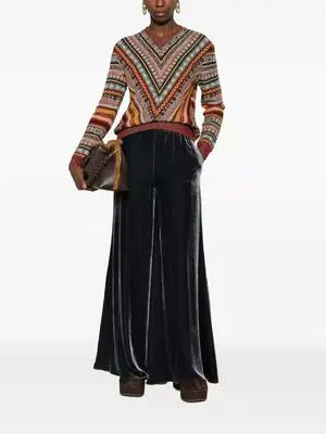 Zimmermann Velvet Palazzo Pants