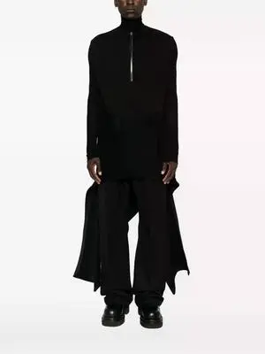 Rick Owens Asymmetric Panelled Sweater