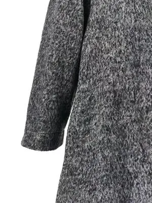 Emporio Armani Melange Concealed-fastening Coat
