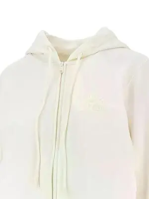 Emporio Armani Logo-embroidered Zip-up Hoodie