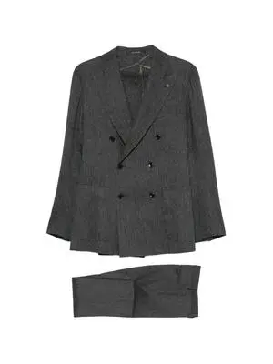 Tagliatore Pin-lapel Double-breasted Suit - Grey
