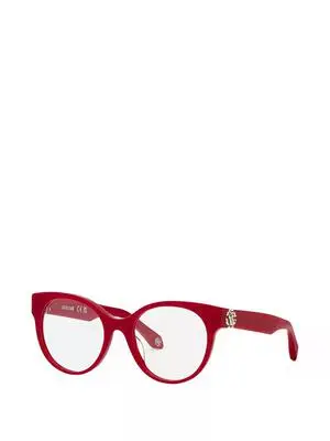 Roberto Cavalli Cat-eye Frame Glasses - Red
