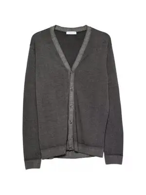 DANIELE FIESOLI Button-up Wool Cardigan - Grey