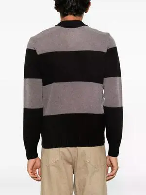 AROVESCIO Striped Polo Shirt