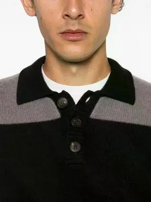 AROVESCIO Striped Polo Shirt