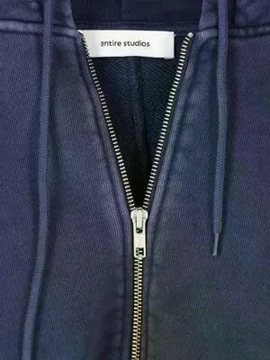 ENTIRE STUDIOS Faded Zip-up Hoodie - Blue