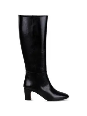 Roberto Festa Vilora Leather Knee-high Boots - Black
