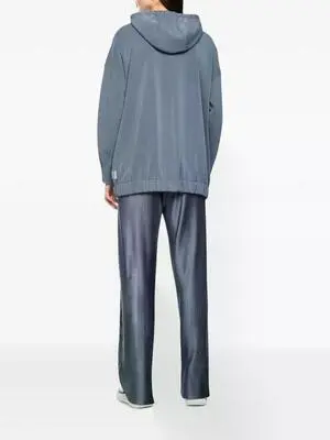 MARCCAIN Logo-tape Zip-up Hoodie