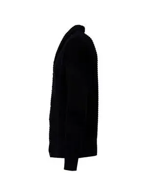 GRP Shawl-collar Cardigan - Blue