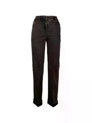 VIA MASINI 80 Faded Turn-up Jeans