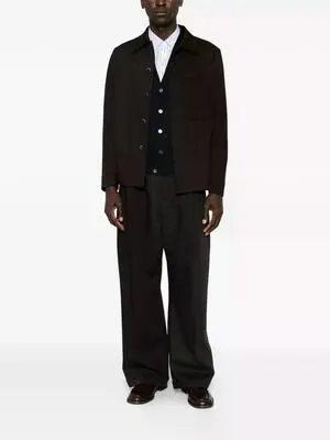 Alpha Studio Button-fastening V-neck Waistcoat
