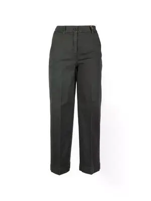 VIA MASINI 80 Straight-leg Trousers - Grey