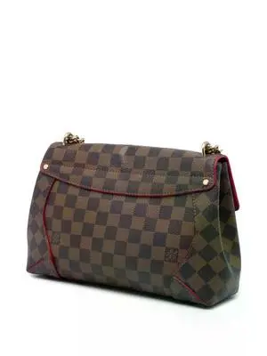 LOUIS VUITTON 2016 Damier Ebene Caissa Clutch Shoulder Bag