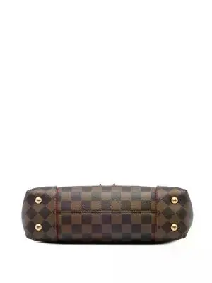 LOUIS VUITTON 2016 Damier Ebene Caissa Clutch Shoulder Bag