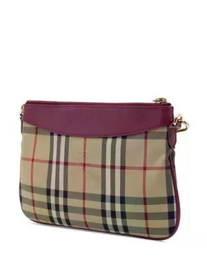 Burberry 2000-2017 Haymarket Check Canvas Peyton Crossbody Bag
