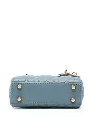Dior 2020 Micro Lambskin Cannage Lady Satchel