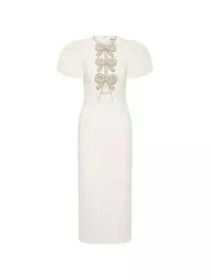 Rebecca Vallance Dreamer Midi Dress - Neutrals