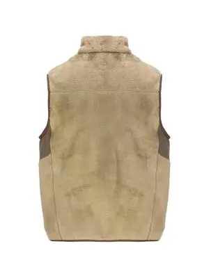 Moncler Fleece-texture Logo-patch Gilet