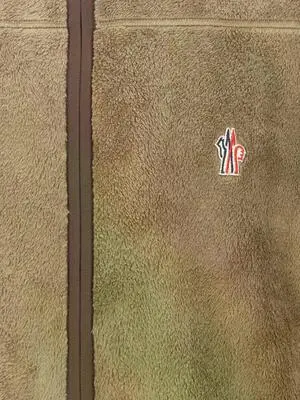 Moncler Fleece-texture Logo-patch Gilet