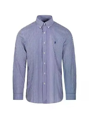 Ralph Lauren Vertical-stripe Button-down Shirt - Blue
