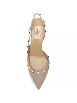 Valentino Garavani Rockstud-embellished Slingback-strap Pumps