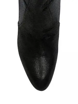 Chie Mihara Etyu Lizard-effect Leather Ankle Boots