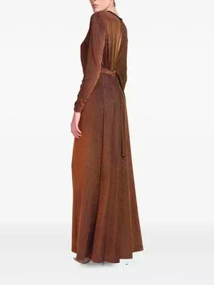 BARUNI Maxi Embellished Pleated Dress