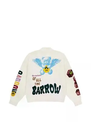 BARROW Graphic-print Button-up Cardigan