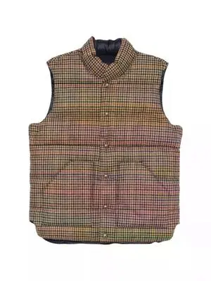 SEBAGO Check-pattern Padded Gilet